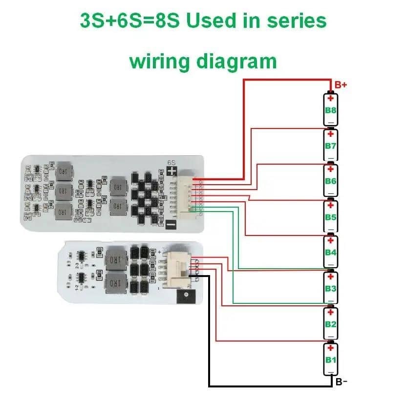 Купити Lifepo4 Li-ion Battery Balance Board Active Balancer Equalizer для літієвої батареї 2S 3S ...