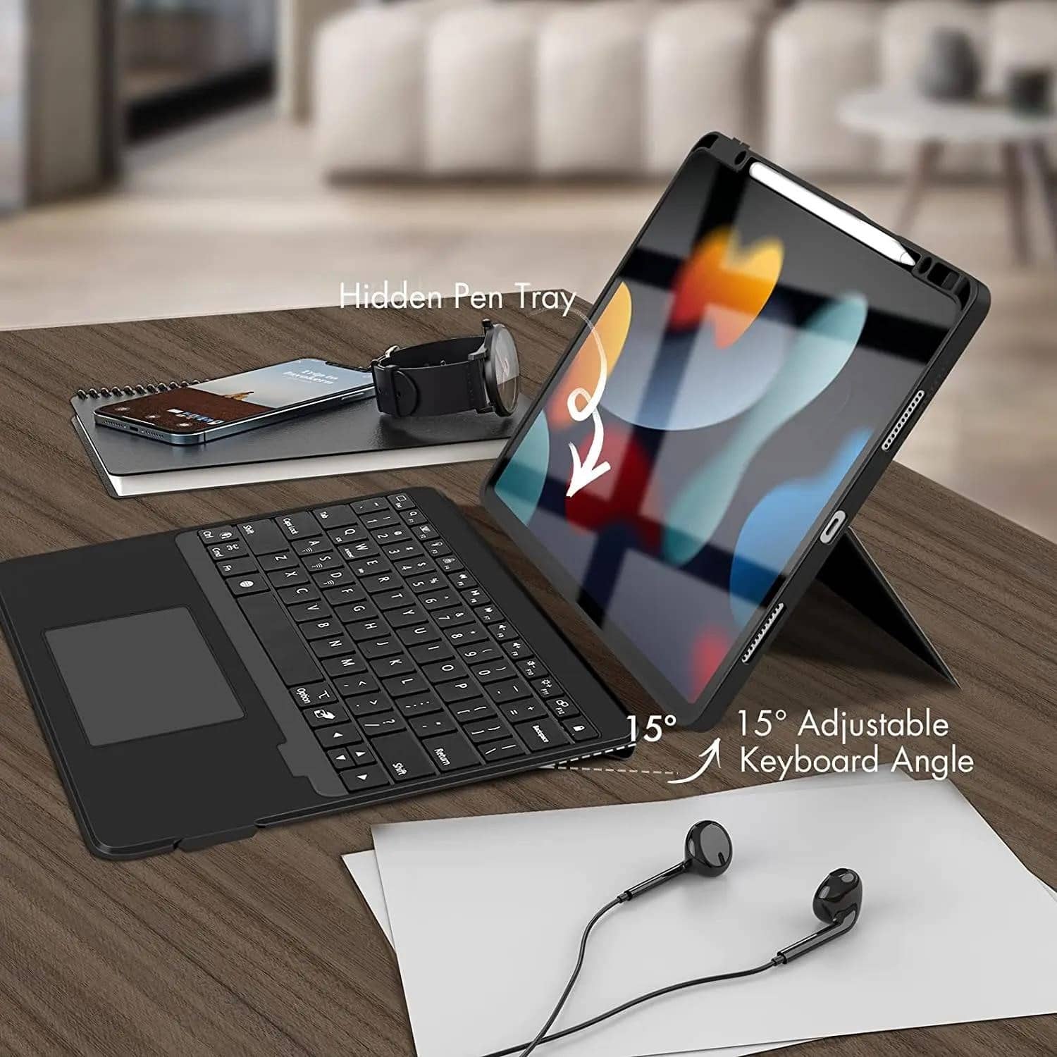 Купити GOOJODOQ RGB Magic Keyboard для iPad Pro 11 Air 5 4 iPad 9-го ...