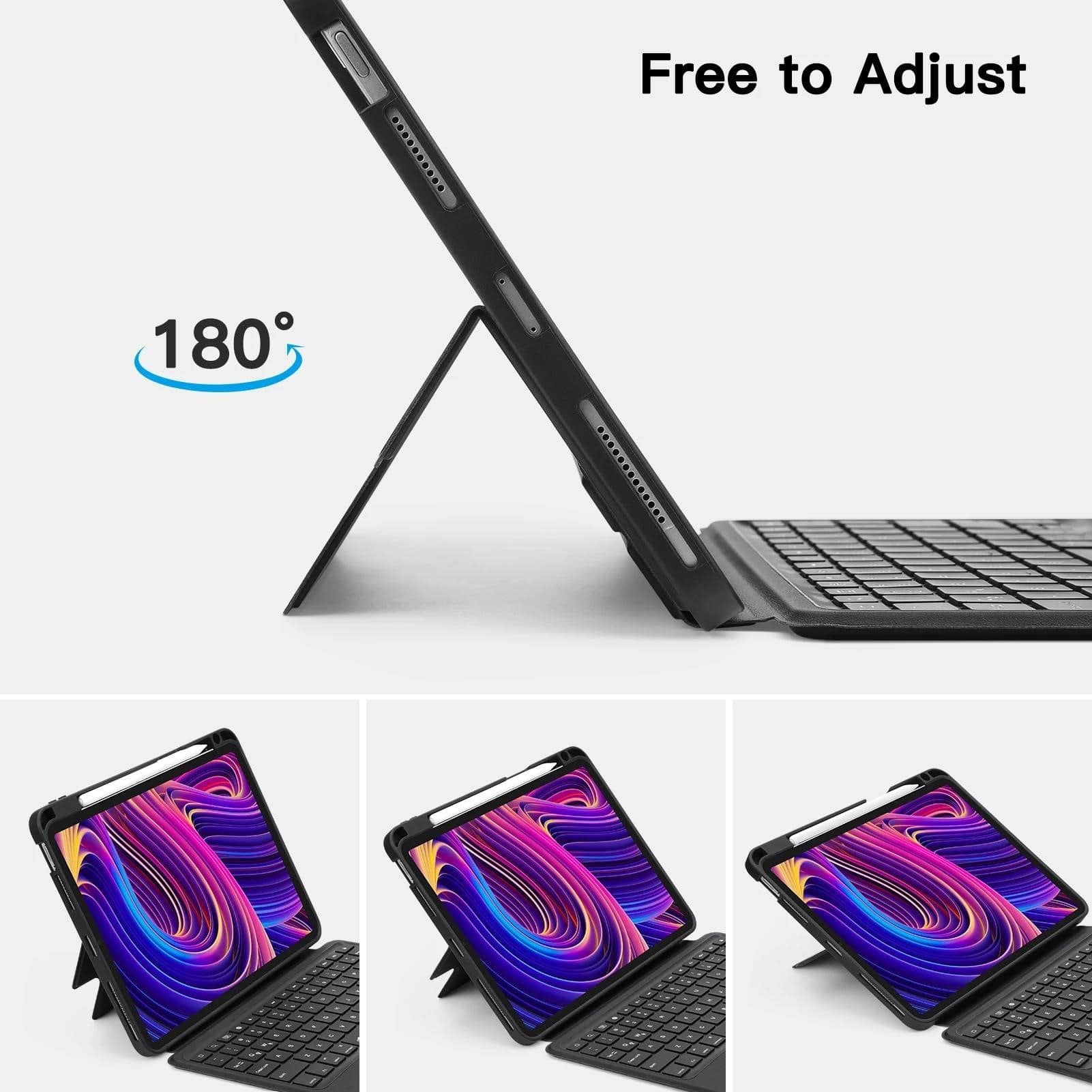 Купити GOOJODOQ RGB Magic Keyboard для iPad Pro 11 Air 5 4 iPad 9-го ...